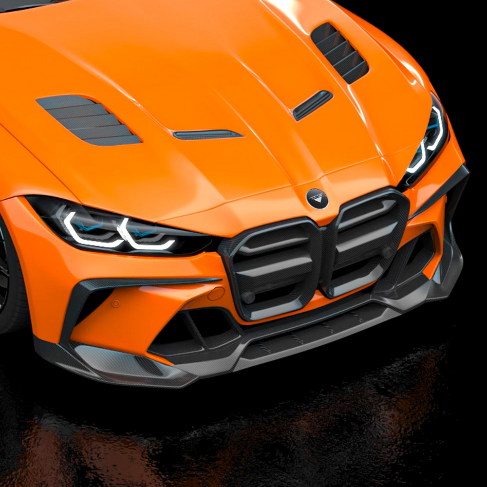 Vorsteiner GTS V BMW G80 M3 G82 M4 CARBON FIBER AERO FRONT BUMPER Vorsteiner GTS V BMW G80 M3 G82 M4 CARBON FIBER AERO FRONT BUMPER
