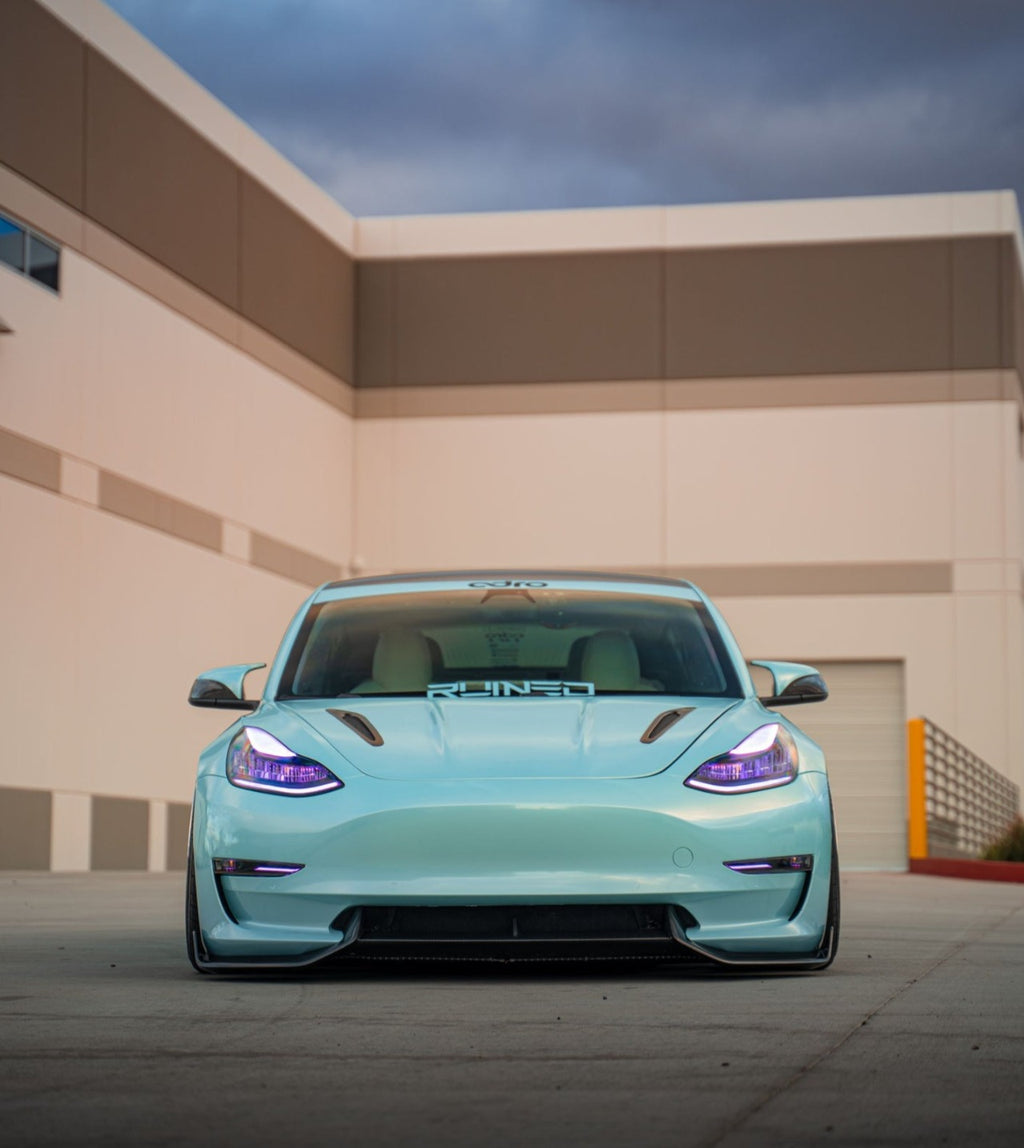 ADRO TESLA MODEL 3 FRONT LIP V2 – AUTOcouture Motoring